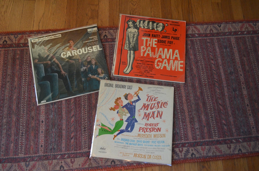 VINTAGE BROADWAY MUSICAL Vinyl Record Bundle 3 Albums Lp's the Music ...