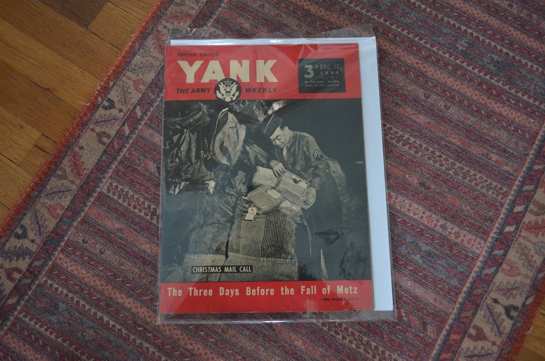 VINTAGE 1944 WWII WW2 YANK Magazine War Time Soldier Pin-up - Etsy