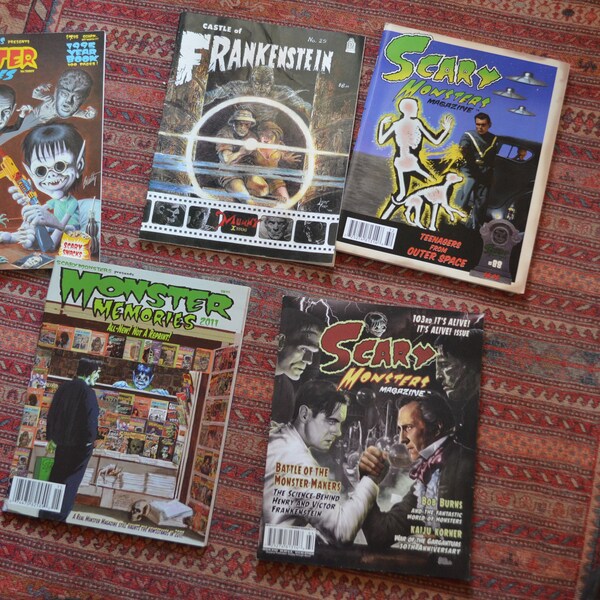 Scary Monsters Magazine - Etsy