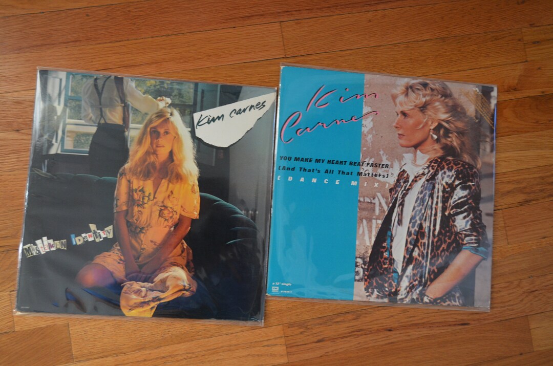 VINTAGE Kim Carnes VINYL RECORD Bundle 2 1980's 1980s Kim Carnes Hits ...