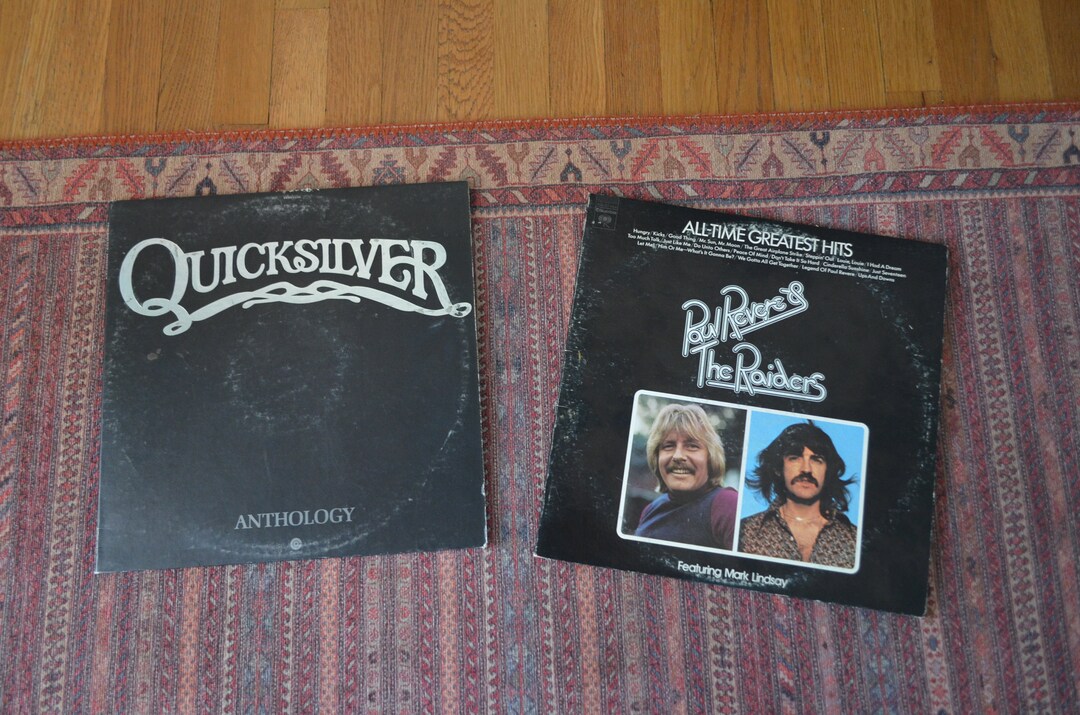 VINTAGE Quicksilver PAUL REVERE Vinyl Record Bundle 2 Vintage 1960's ...