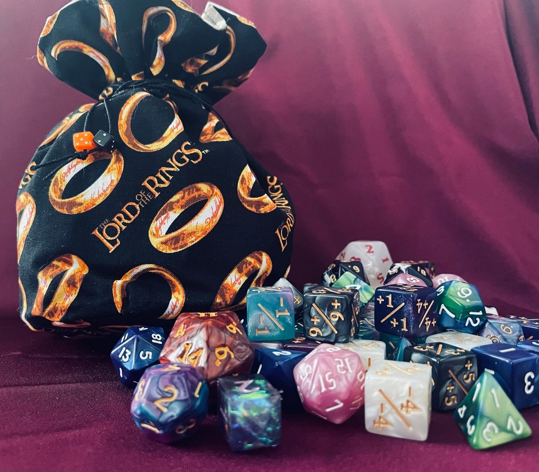Drawstring Dice Bag I LOTR I RPG I Dnd I Tabletop Gaming - Etsy