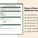 Daycare Absence Notification Form Editable and Printable Template Child ...