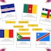 196 Country Flag Flashcard Printable | Match the Flag and Name Activity ...
