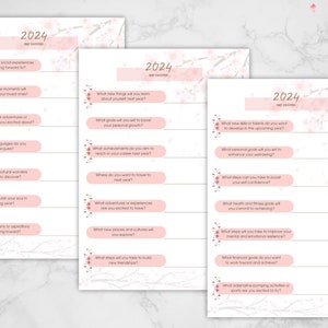 2024 Cherry Blossom Themed Calendar & Planner Your Year of Growth and ...