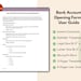 Bank Account Opening Form – Editable and Printable Template for ...