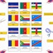 196 Country Flag Flashcard Printable | Match the Flag and Name Activity ...
