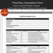 Final Pay Calculation Form Editable and Printable Template | Employee ...