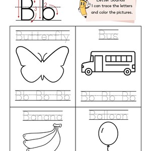26 Alphabet Letter Sounds Worksheets Printable | Beginning Sound ...