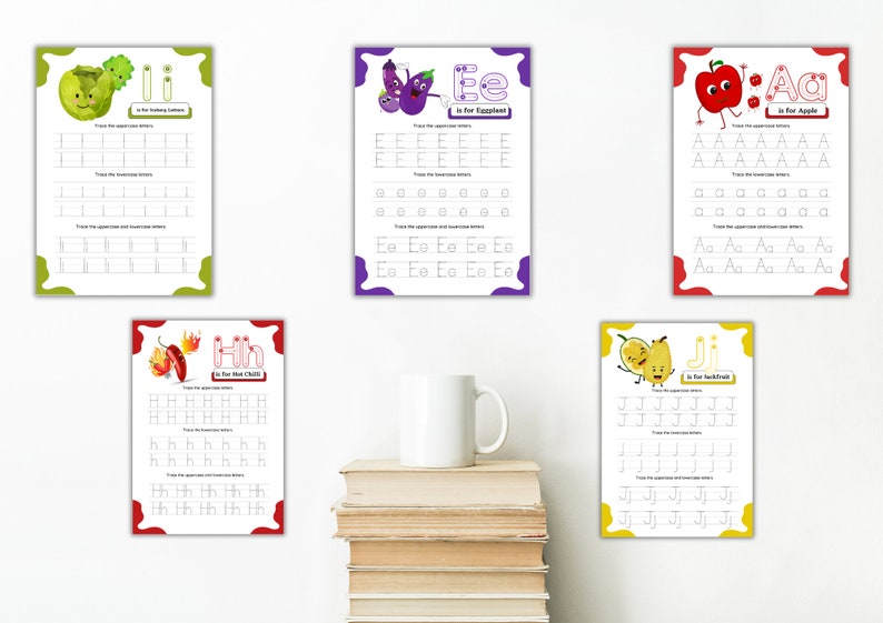 26 Printable Alphabet Tracing Worksheets | Preschool-kindergarten ...