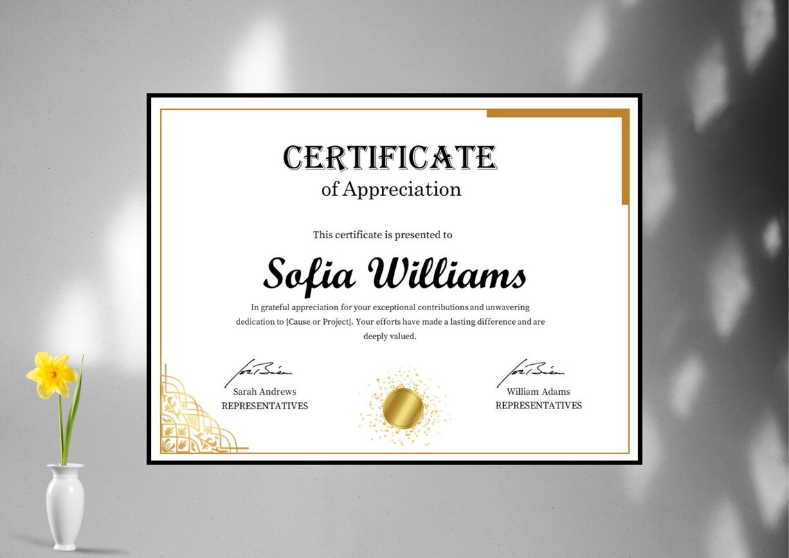 Editable Certificate Template 11 | Certificate of Achievement ...