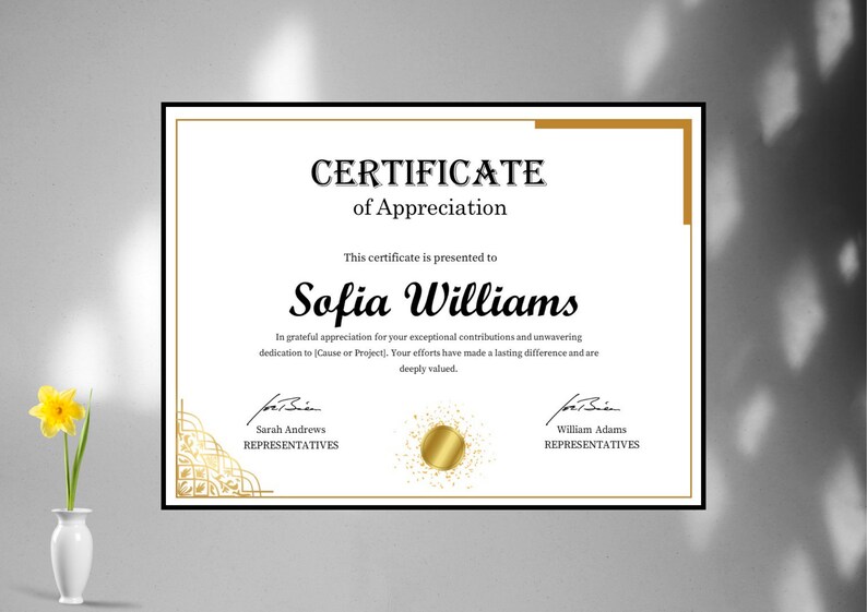 Editable Certificate Template 11 | Certificate of Achievement ...