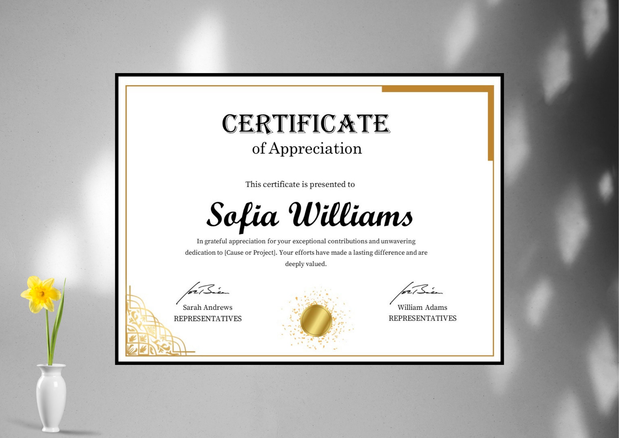 Editable Certificate Template 11 | Certificate of Achievement ...