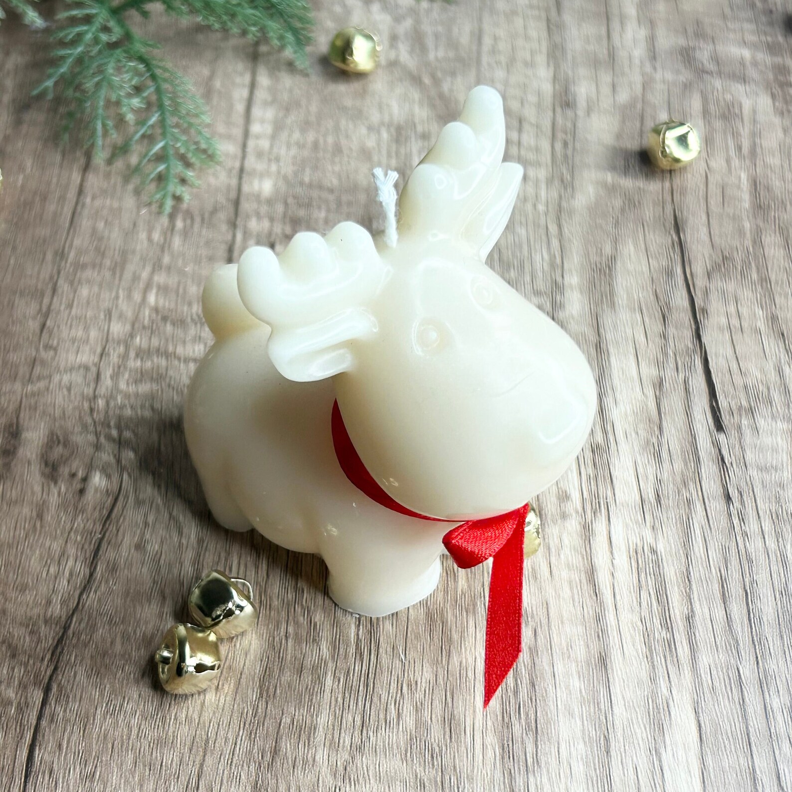 Reindeer Candle//sculpture Candles//christmas Candles//christmas Pillar ...