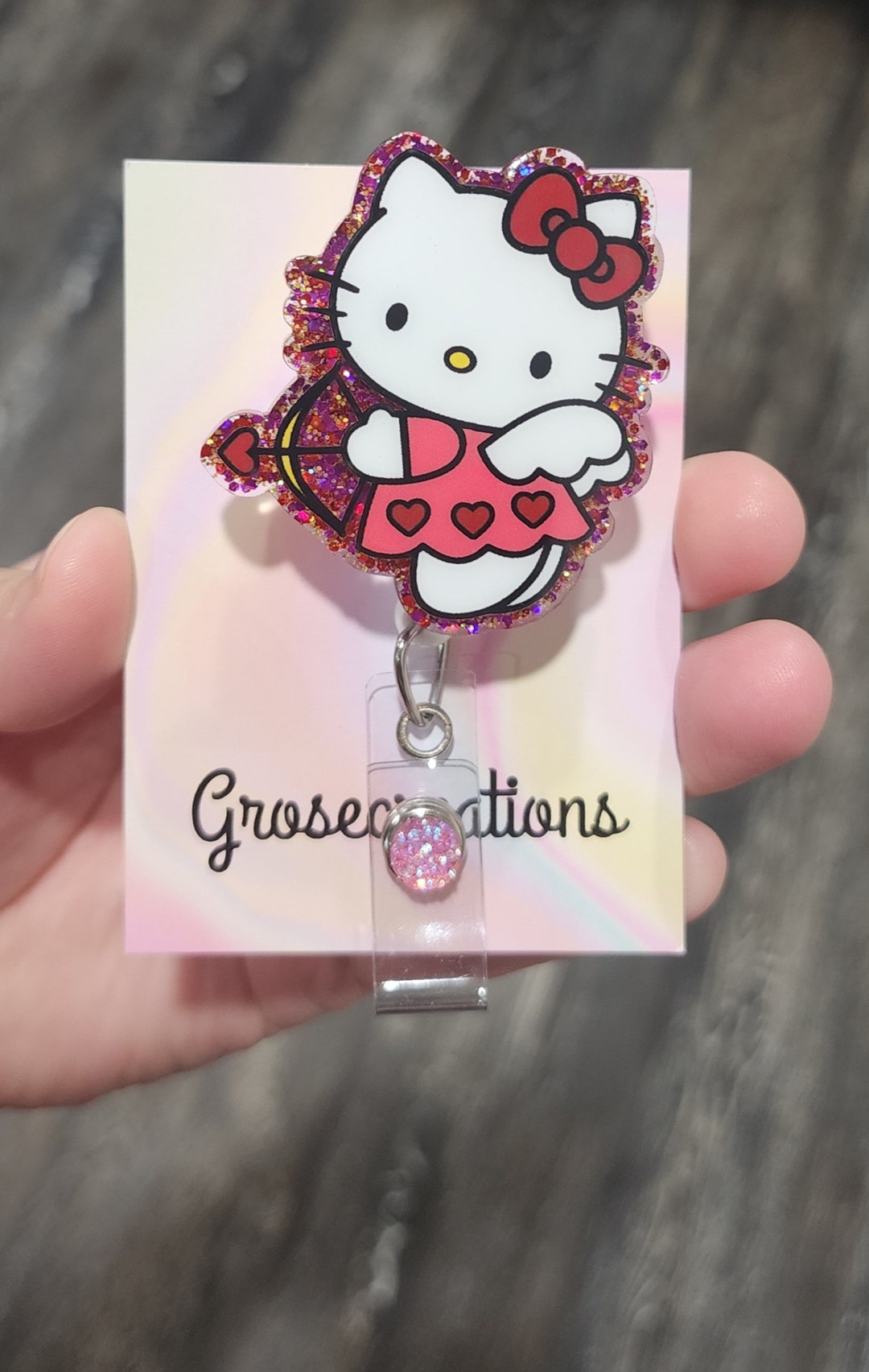 Hk Cupid Valentines Badge Reel - Etsy