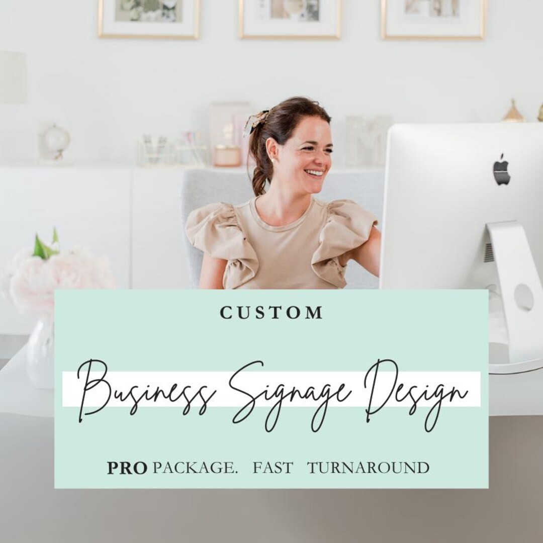 Custom Business Signage Design: Professional Store & Office Branding - Etsy