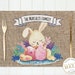 Easter Paper Placemats, Easter Table Decorations, Easter Bunny Decor ...