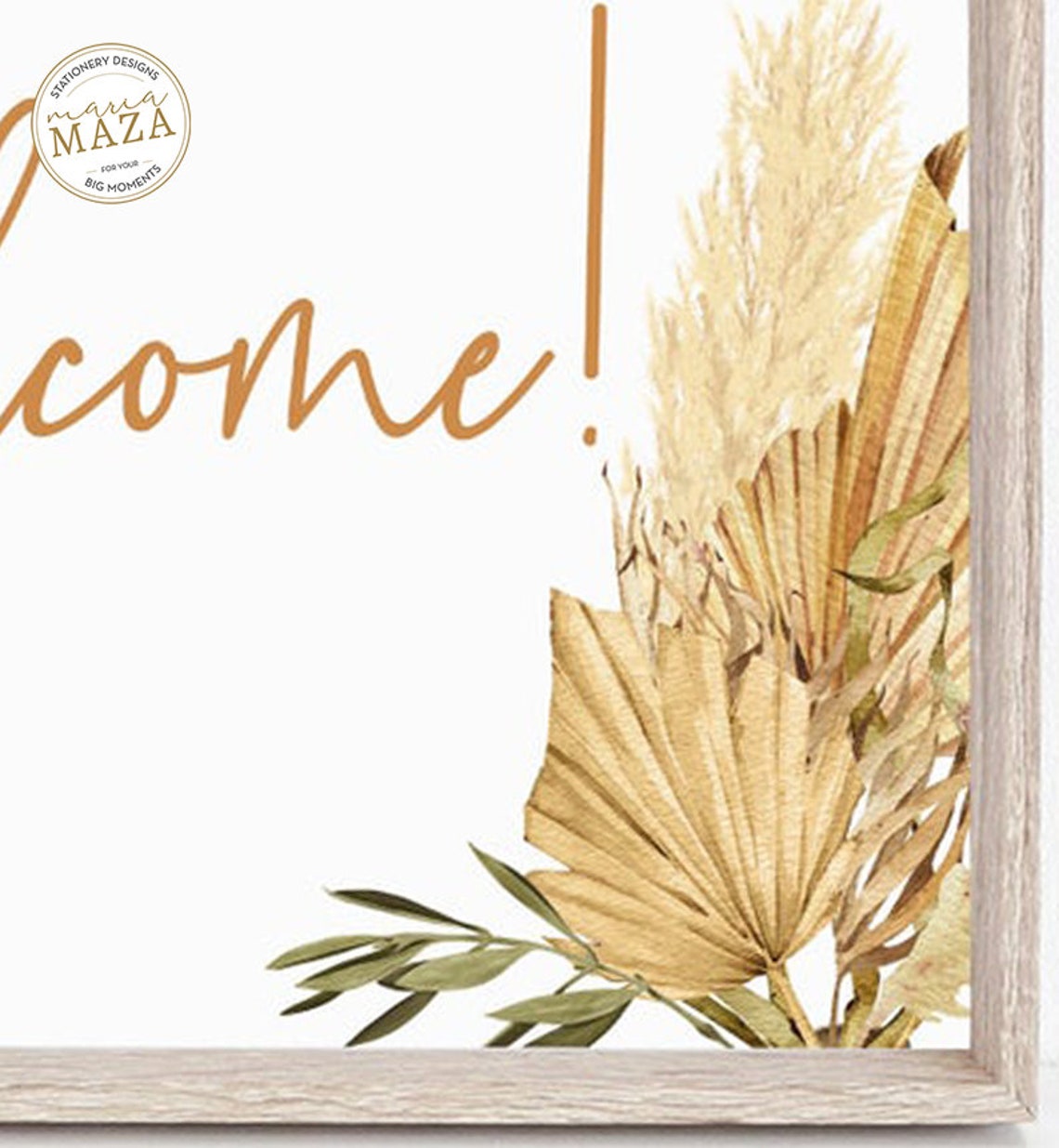 Panneau de bienvenue de mariage rustique modèle de signe de - Etsy France