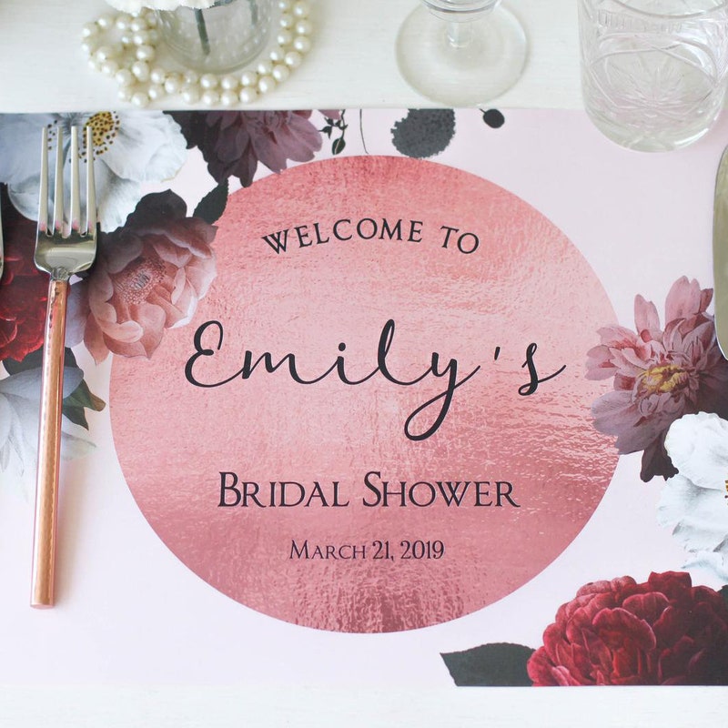 Personalized Custom Placemats - Etsy