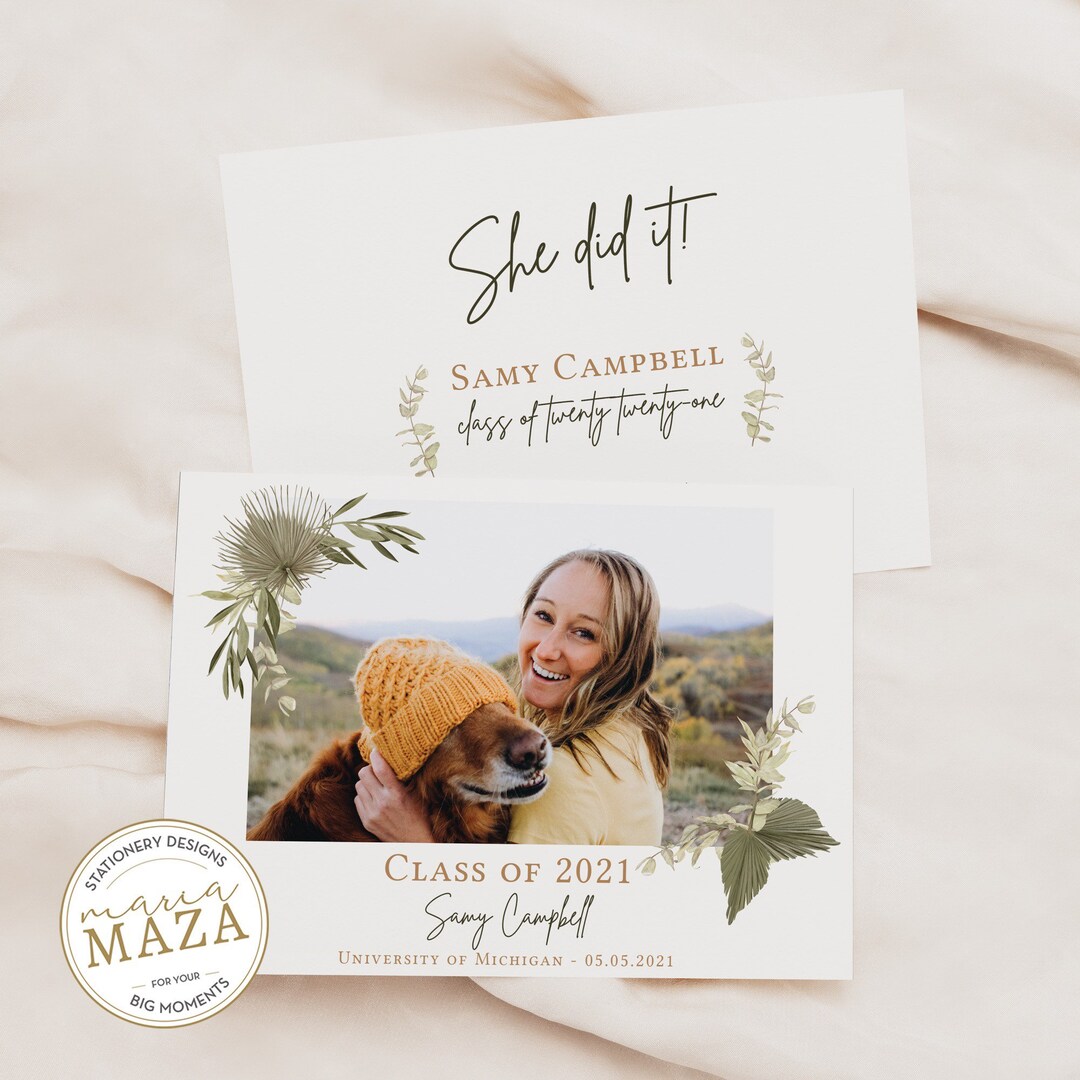 Graduation Party Invitation, Class of 2022, Editable Grad Invite ...