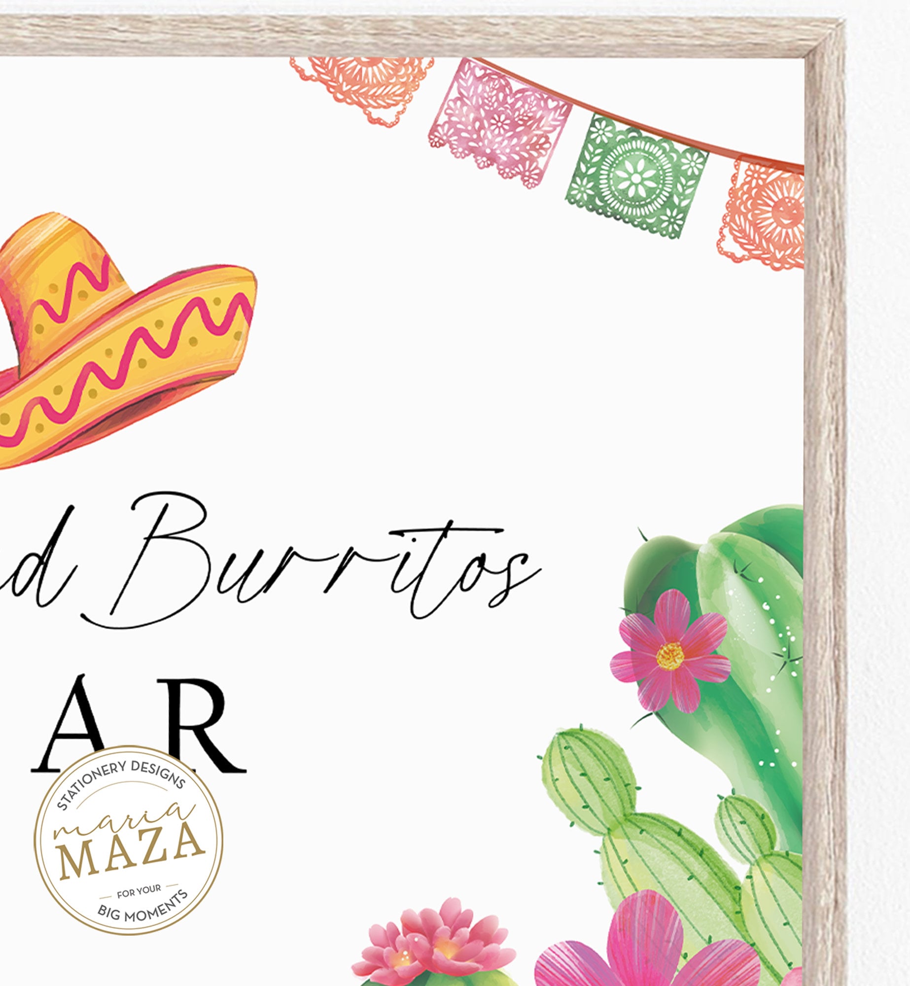 Personalized Mexican Fiesta Bar Sign: Taco Twosday Decor (instant ...