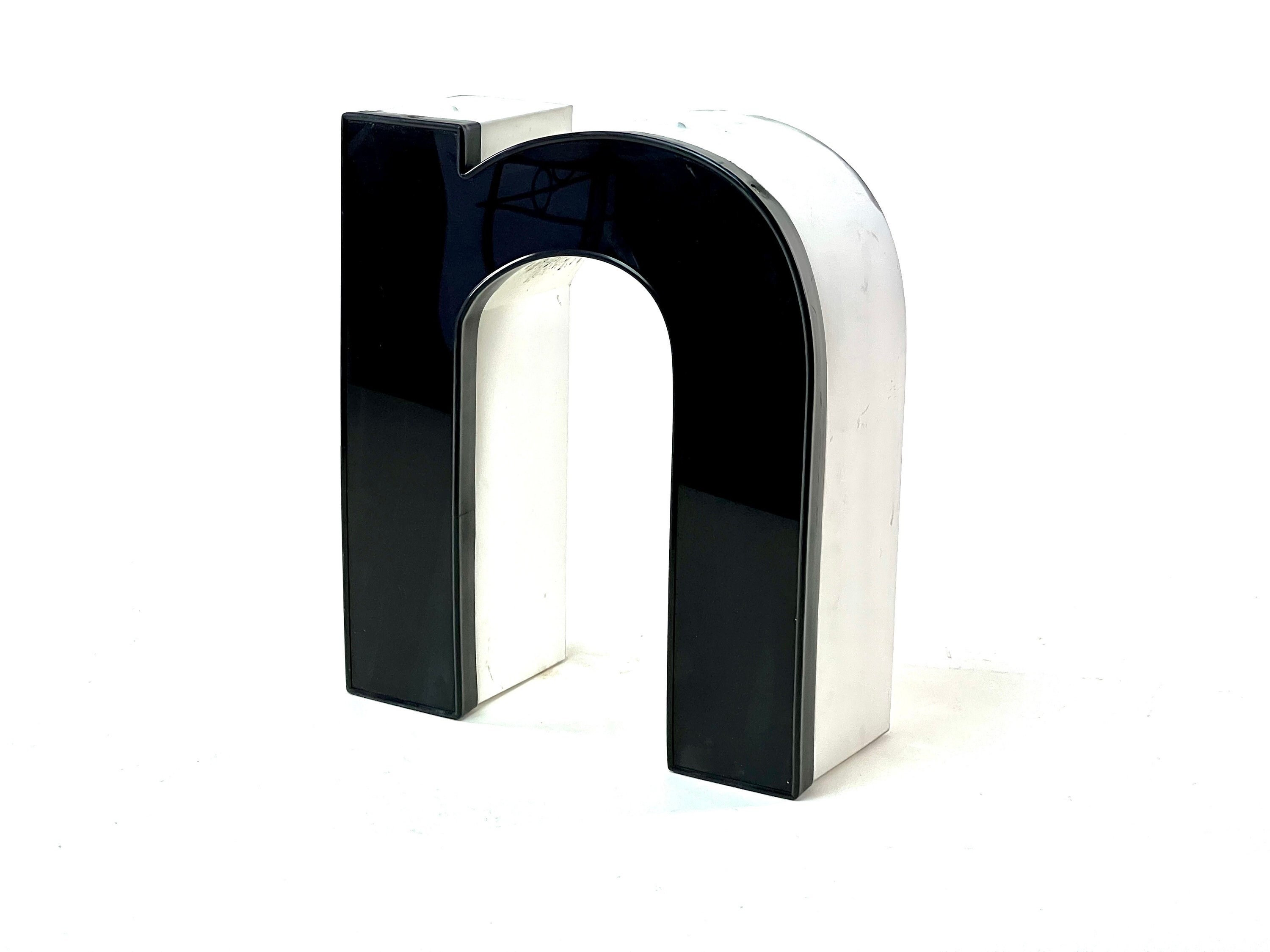 80s Illuminated Letter n Decorative Letter - Etsy