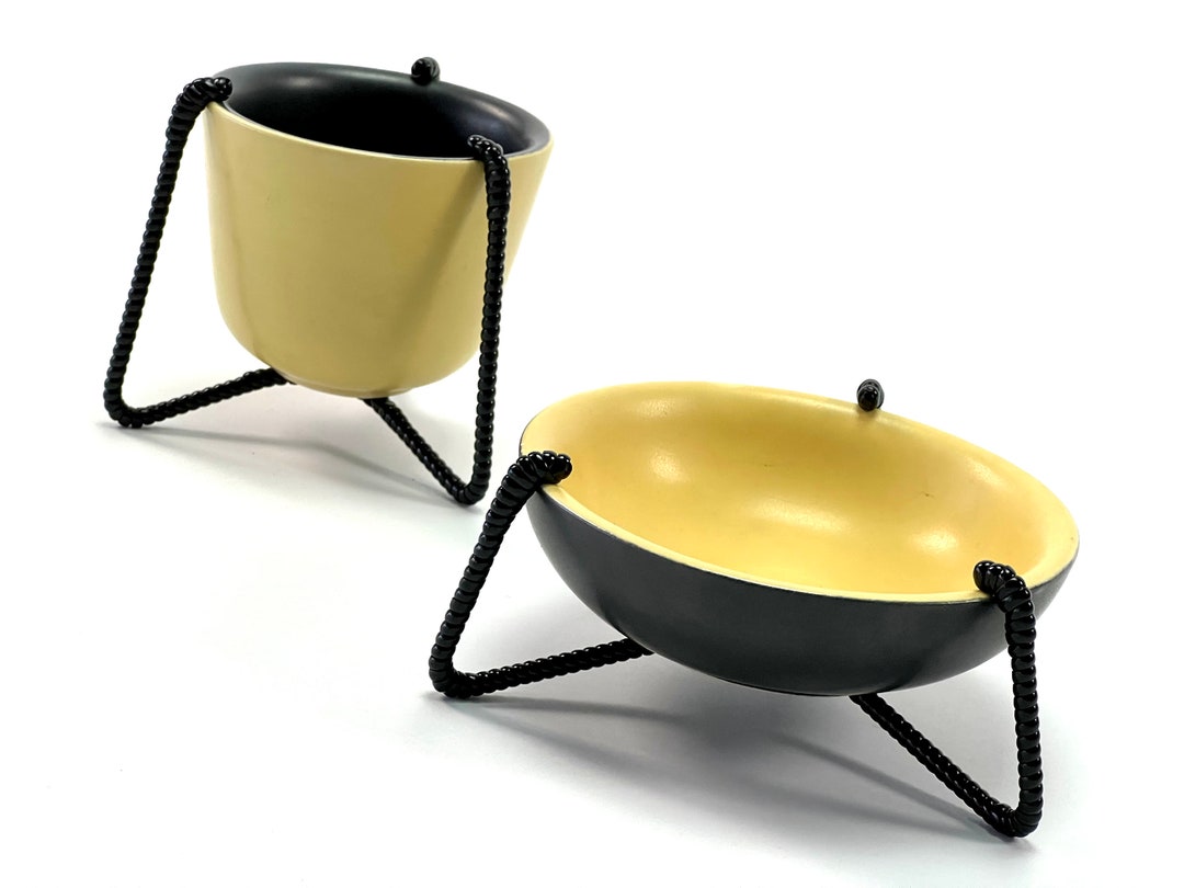 50s Ceramic Bowl & Mug Spice Bowl, Kitchen, Jewelry Tray, Rockabilly ...