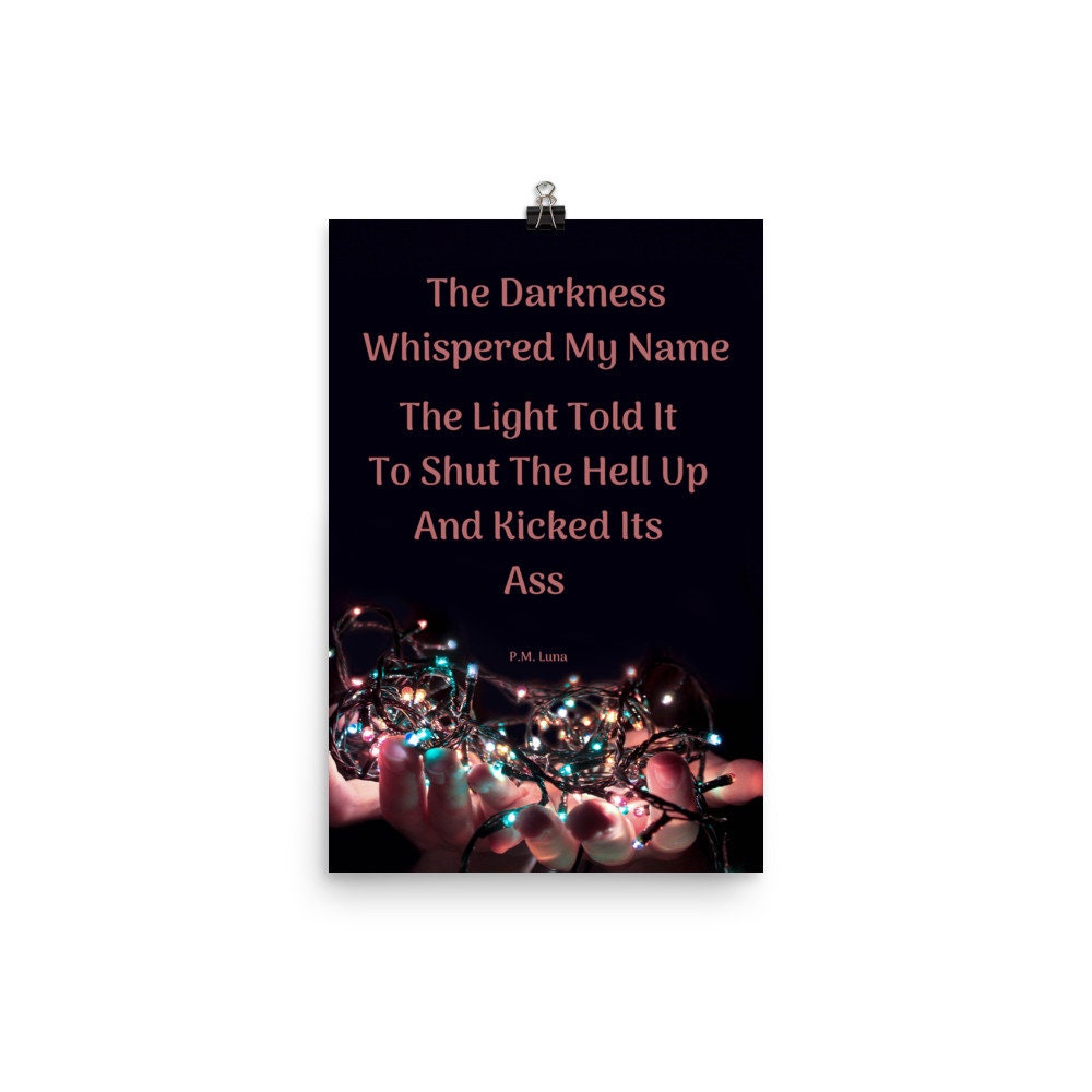 Depression Awareness, Affirmation Wall Art, Mental Health Poster ...
