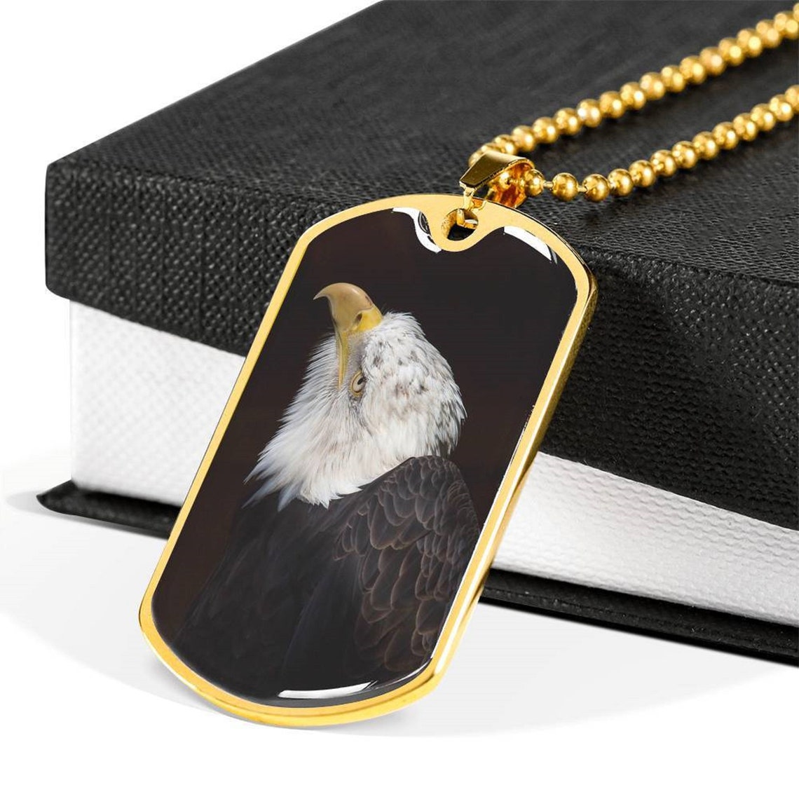 Eagle Dog Tag Necklace Men's Jewelry Jewelry for Men - Etsy