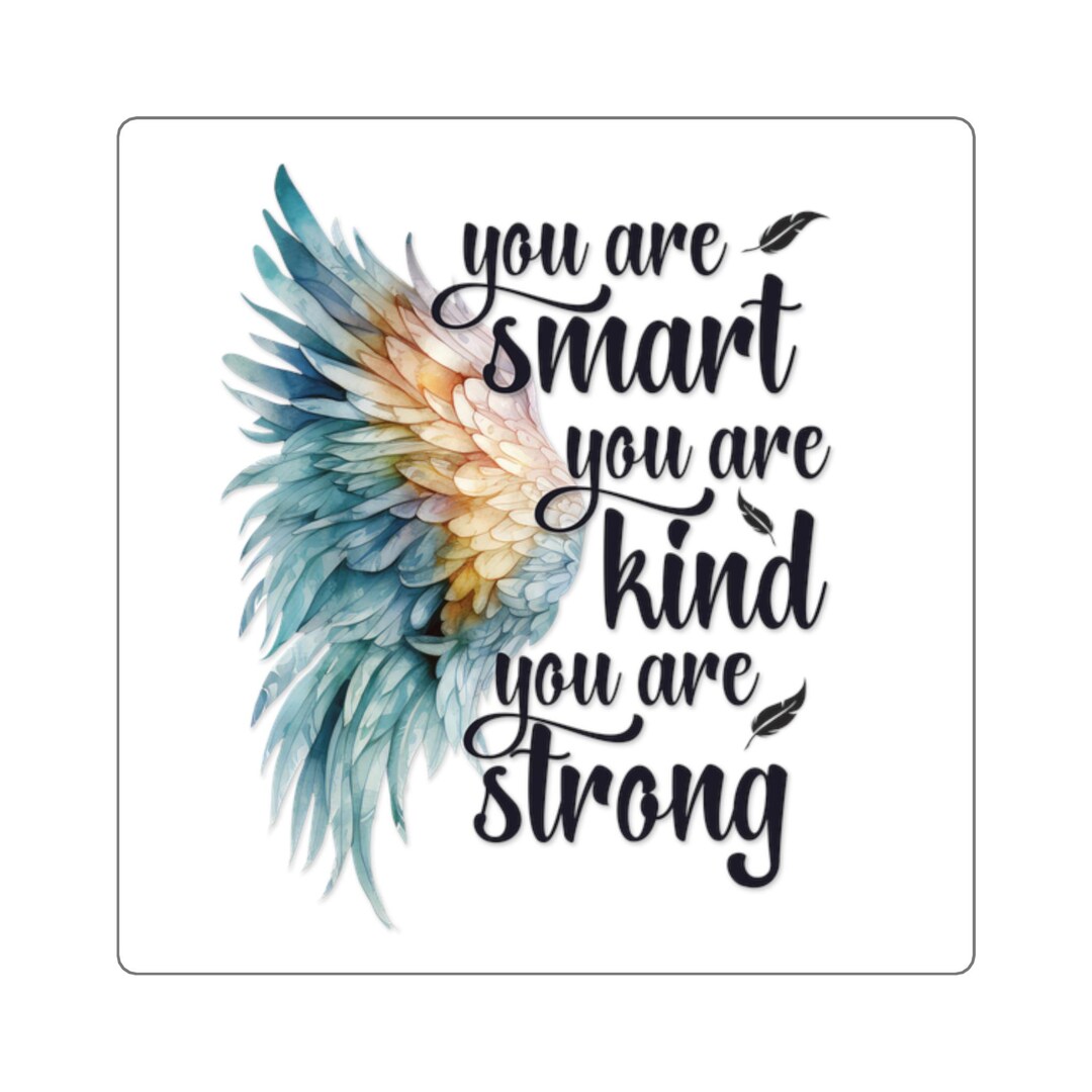 Inspiring Square Stickers for Motivation and Empowerment, Positive ...