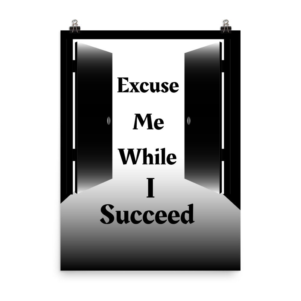 Success Poster, Motivational Poster, Affirmation Wall Art, Success ...
