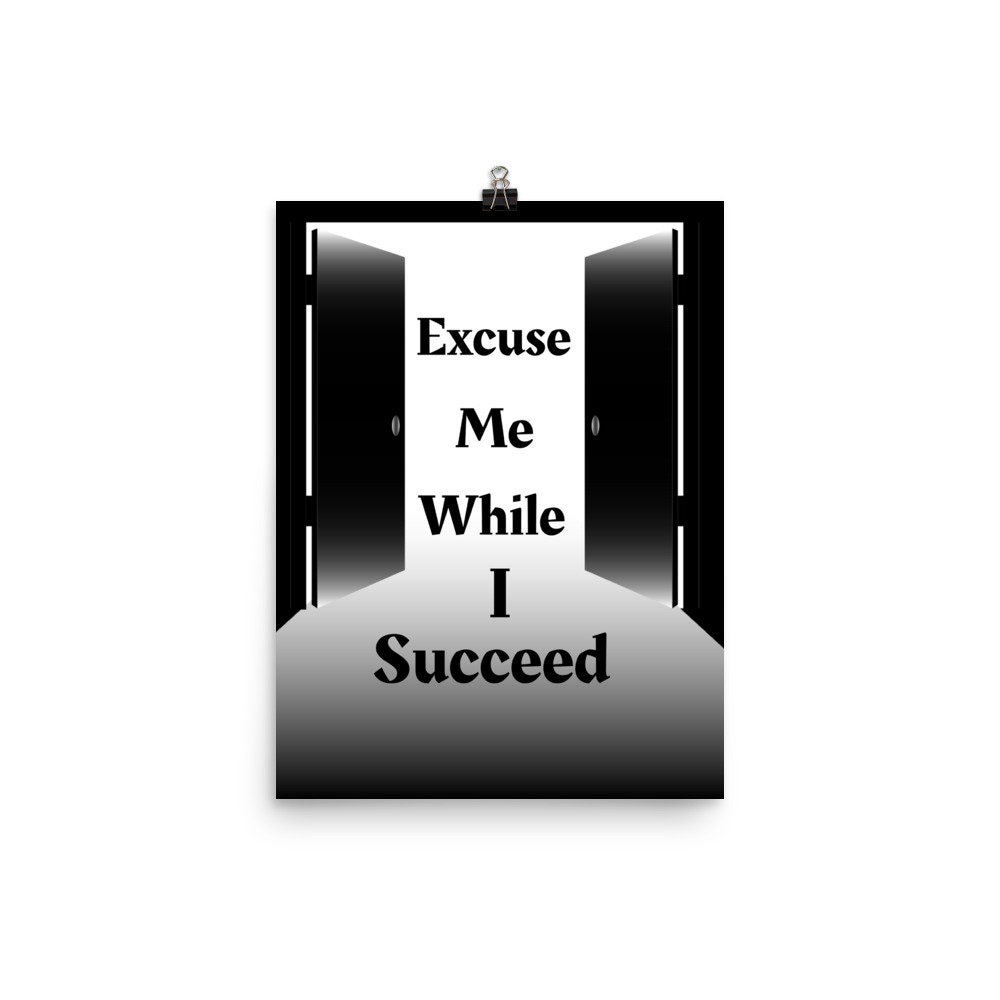 Success Poster, Motivational Poster, Affirmation Wall Art, Success ...