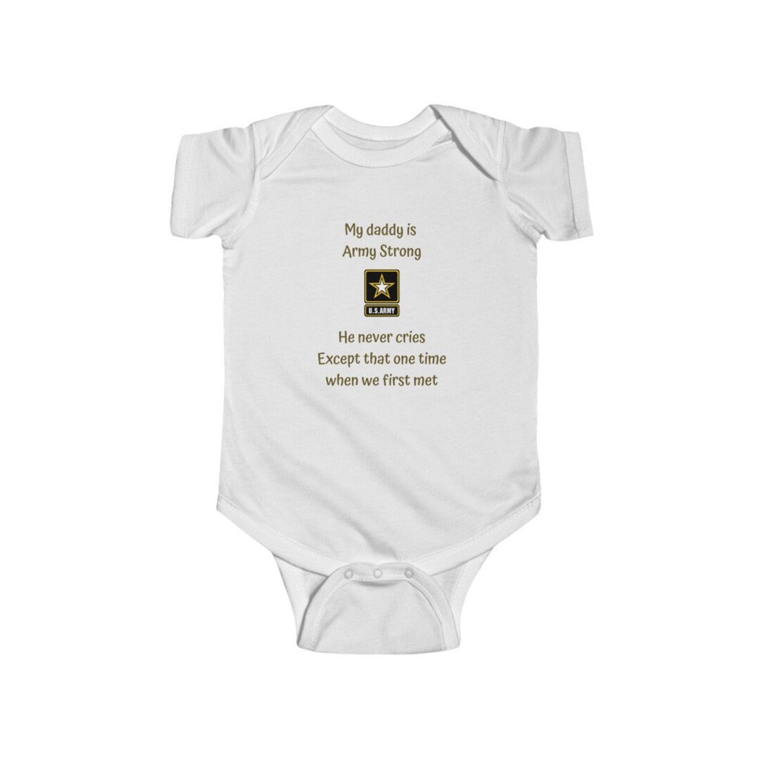 Army Baby Bodysuit, Army Baby, Army Creeper, Military Onesie - Etsy