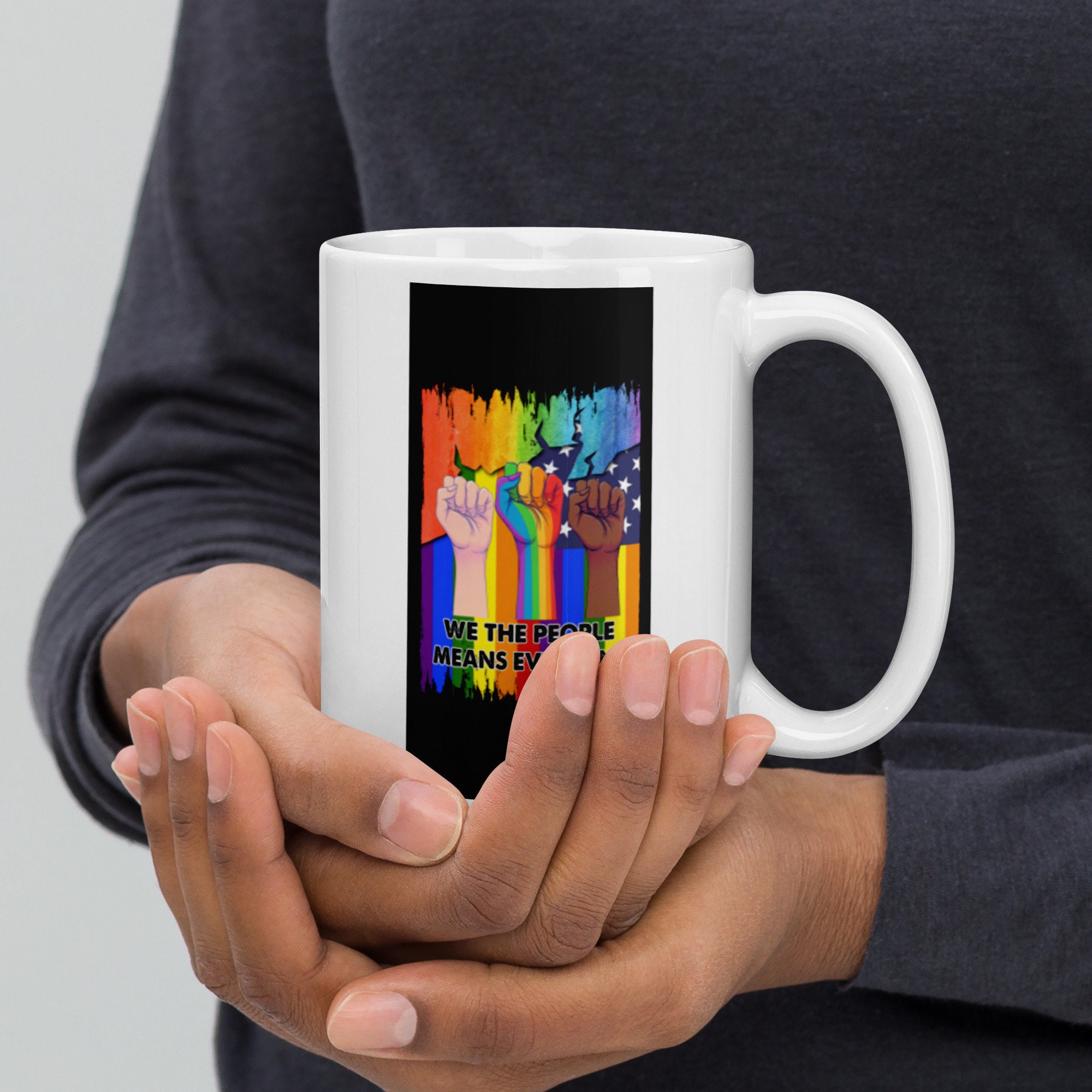 LGBT Equality Mug, Gay Pride Mug, LGBT Mug, LGBT Equal Rights Mug, Lgbt ...