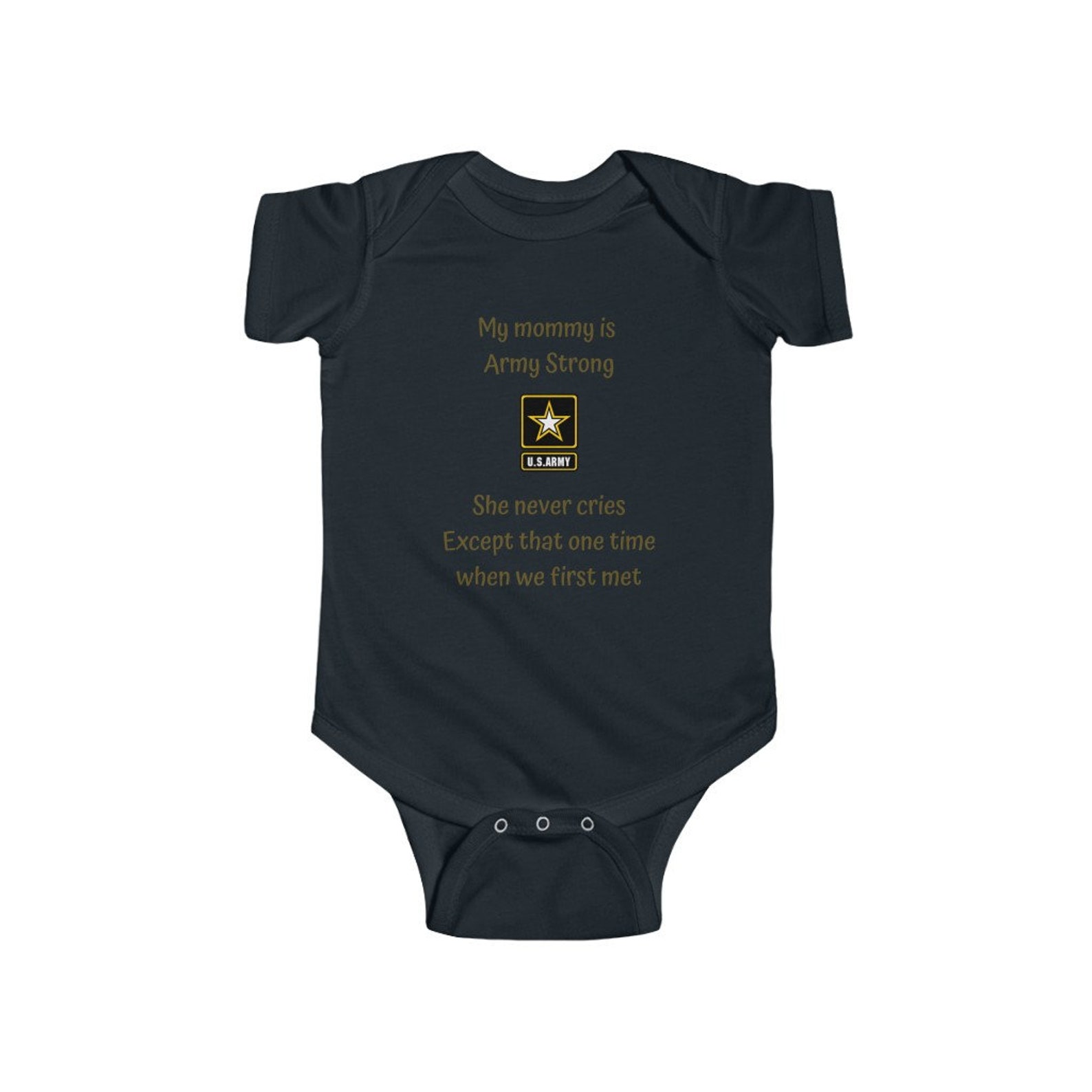 Army Baby Bodysuit, Army Baby, Army Creeper, Military Onesie, Army ...