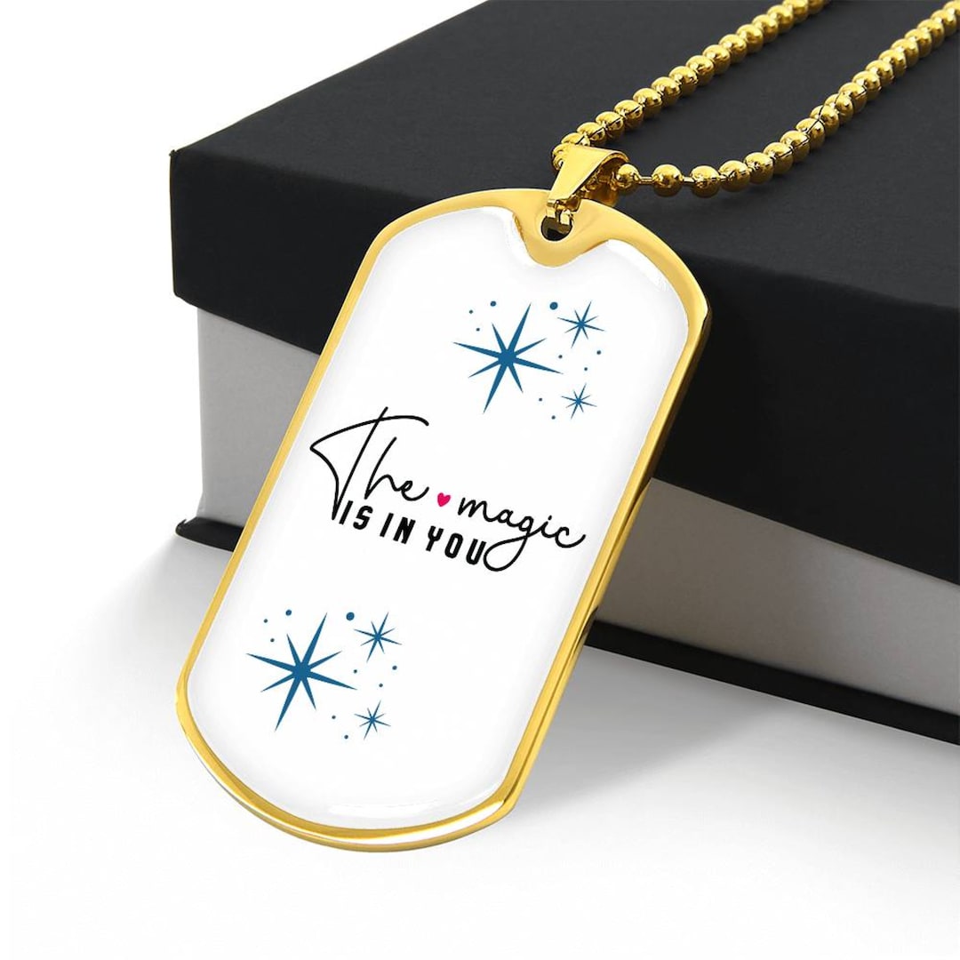 The Magic is in You Necklace - Motivational Gift, Inspirational Jewelry ...