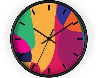Groovy Wall Clock - Etsy