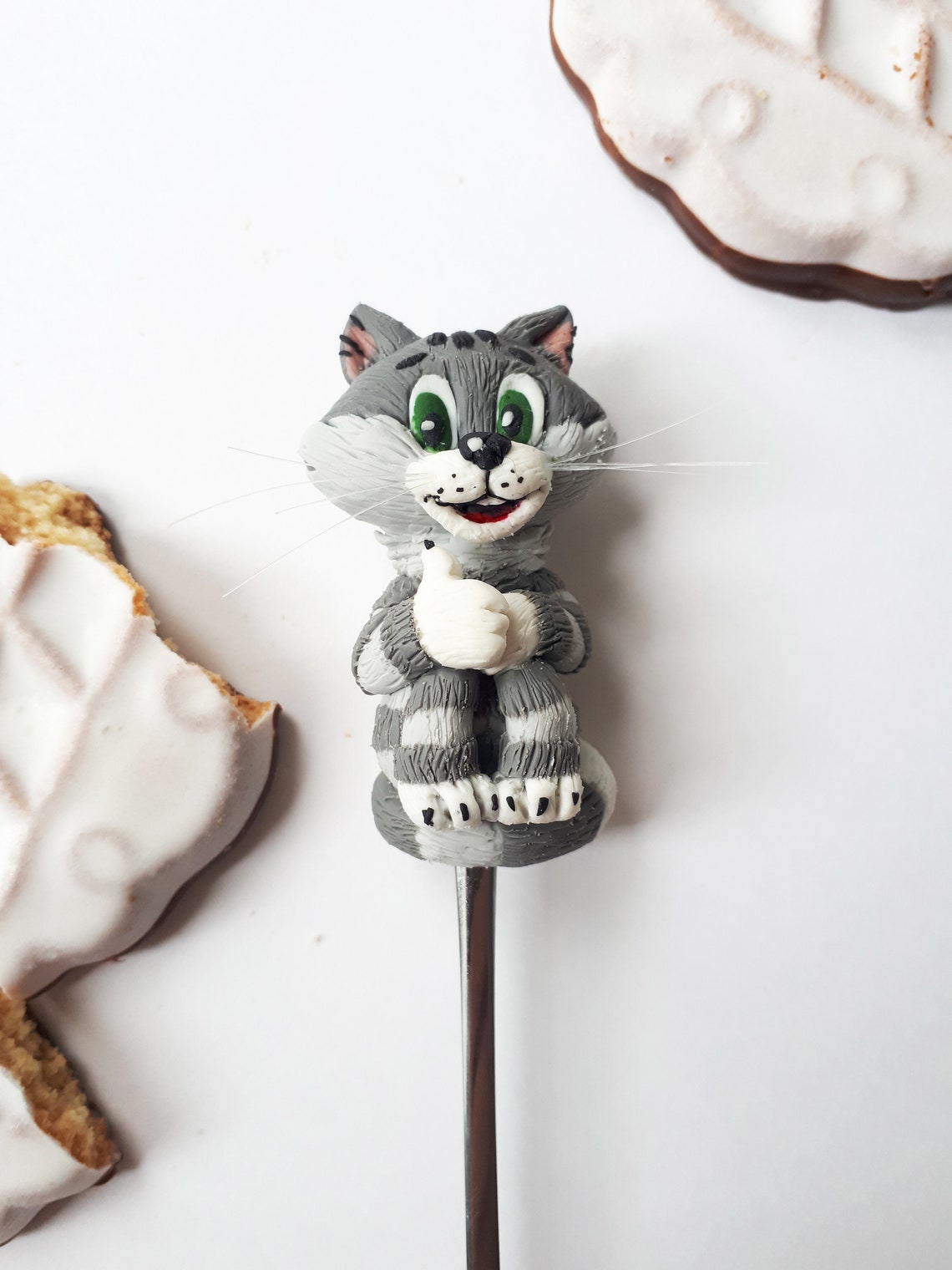 Polymer clay cat tutorial sculpting tutorial step by step for | Etsy