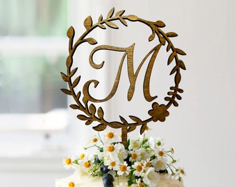 Letter m cake topper | Etsy