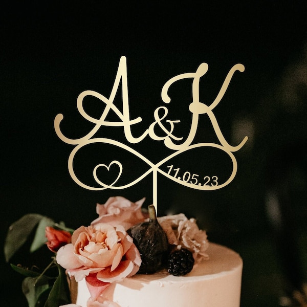 Infinity Cake Topper - Etsy