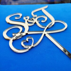 L Cake Topper Wedding Cake Topper Cake Toppers for Wedding - Etsy