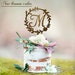 M Cake Topper Wedding Cake Topper Cake Toppers for Wedding - Etsy