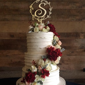 S Cake Topper, Wedding Cake Topper, Cake Toppers for Wedding, Rustic ...
