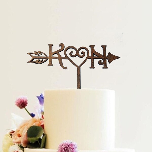 Arrow Cake Topper - Etsy