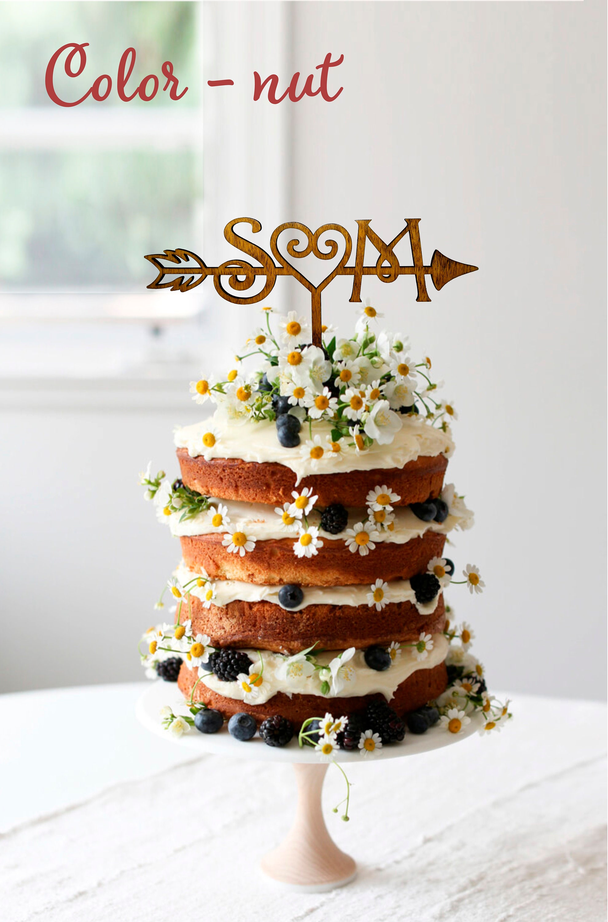 Arrow Cake Topper Arrow Wedding Cake Topper Arrow Rustic - Etsy