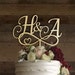 H Cake Topper Wedding Cake Topper Cake Toppers for Wedding - Etsy