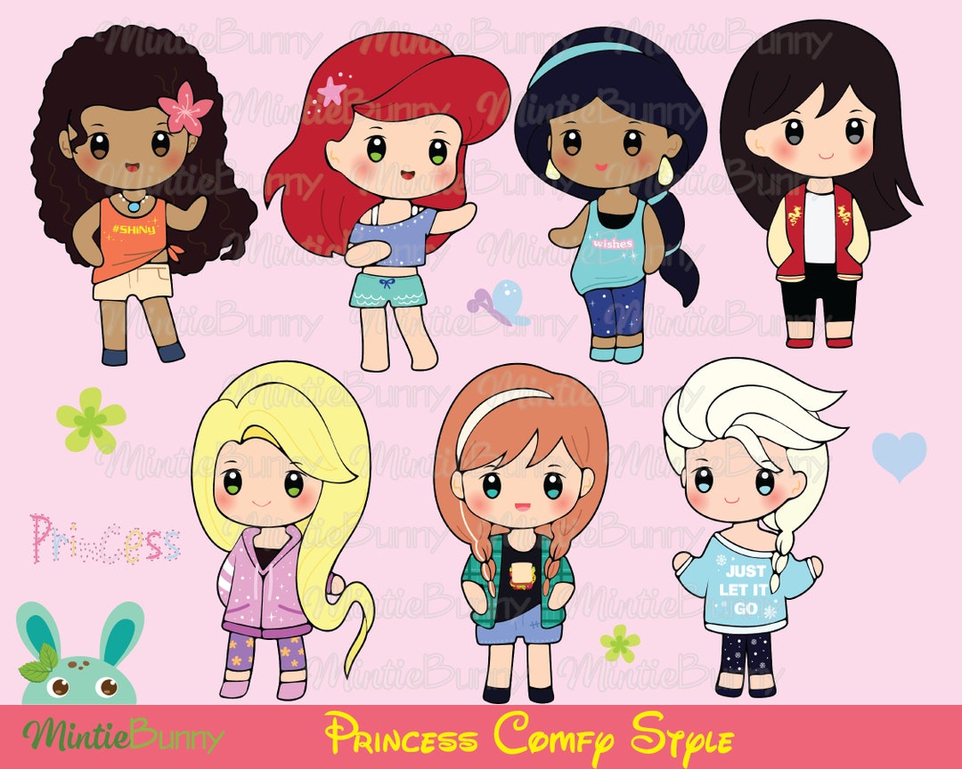 Princess Clipart - Princess Castle Clipart - Princess Planner Sticker ...