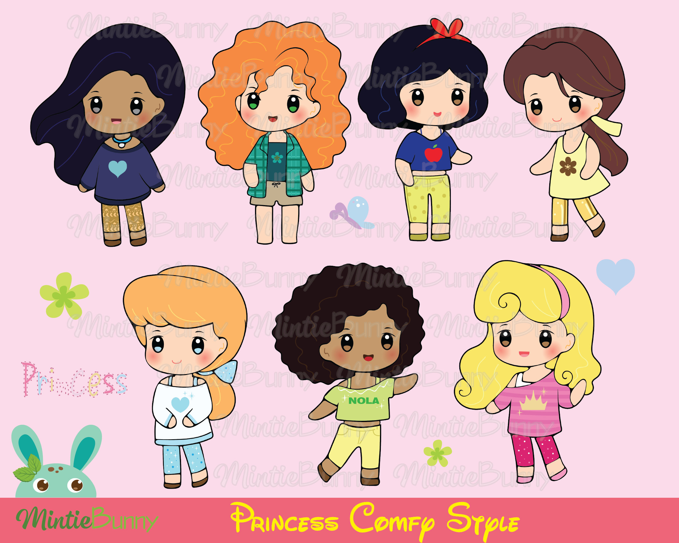 Chibi Disney Princesses