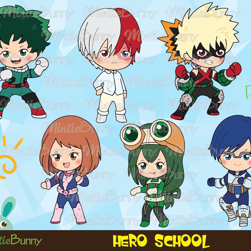 My Hero Academia Chibi - Etsy