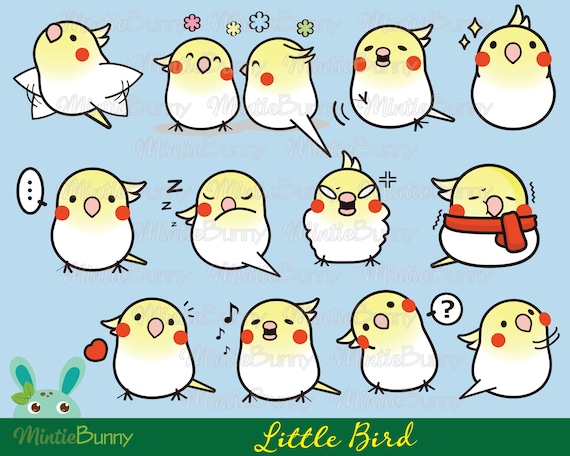 Cute Chibi Bird Drawings